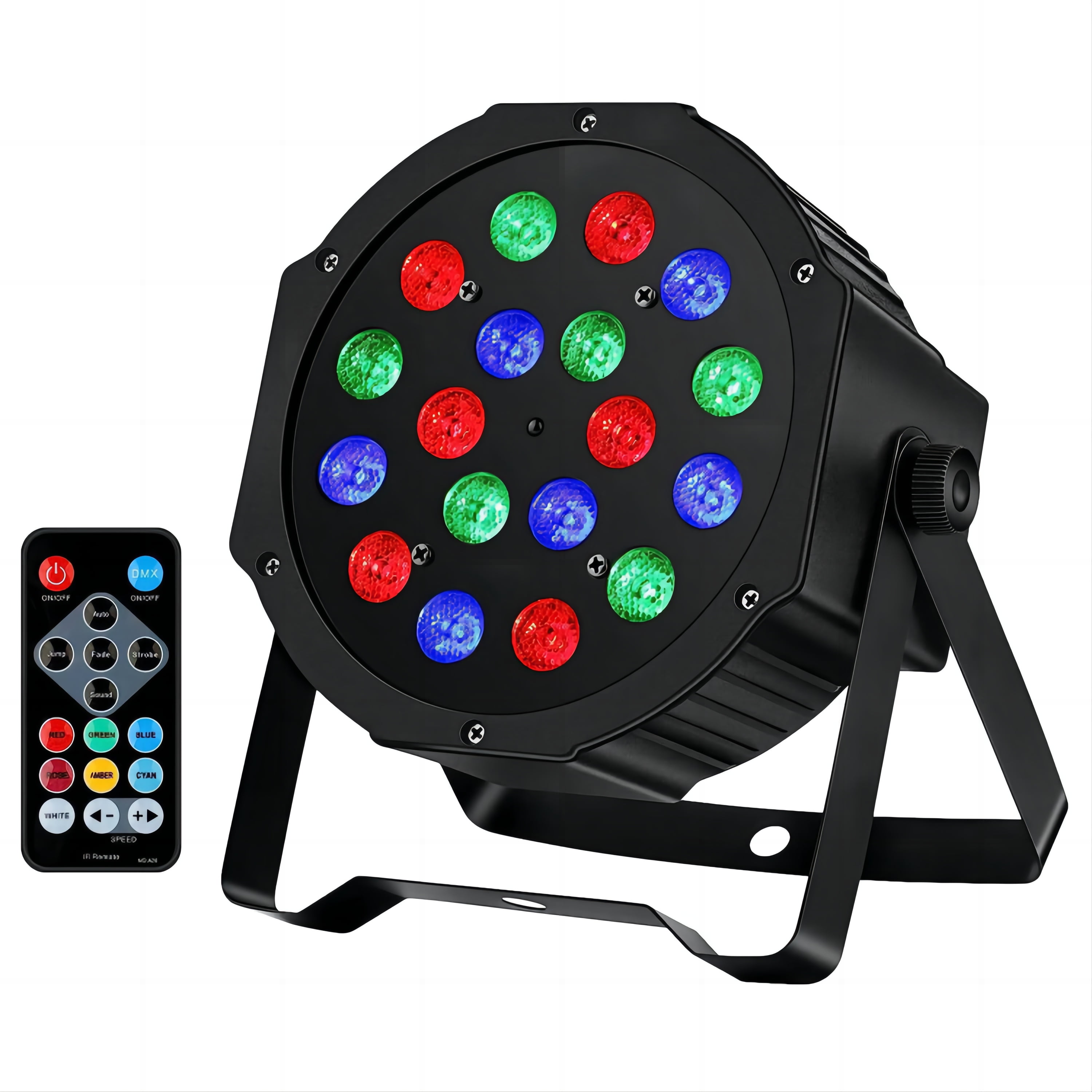 Ouside 18W LED Stage Lights RGB DJ LED Par Light Remote&DMX Controlled ...