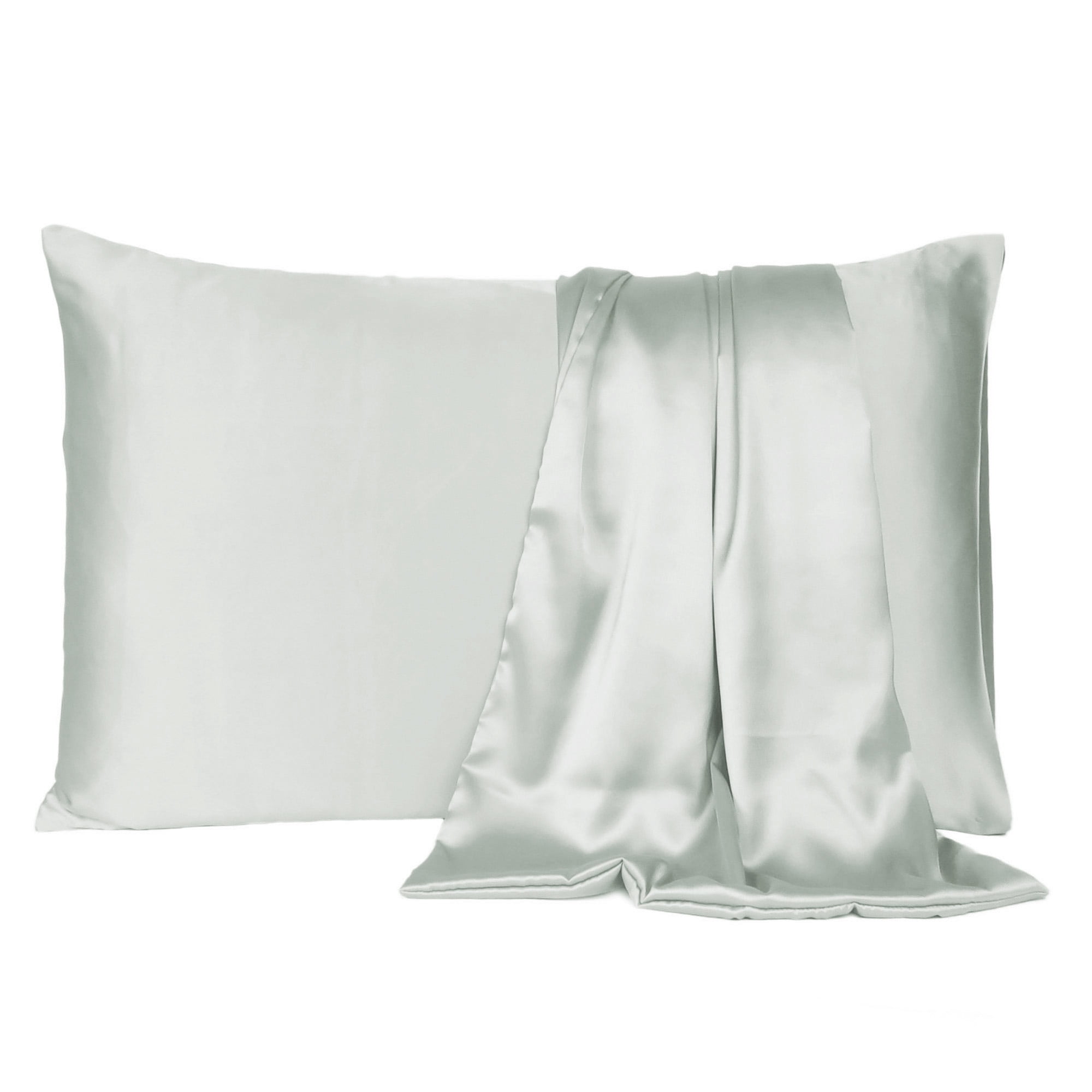 Oussum Satin Pillow Case Standard Pillowcases King Queen Bed Size ...
