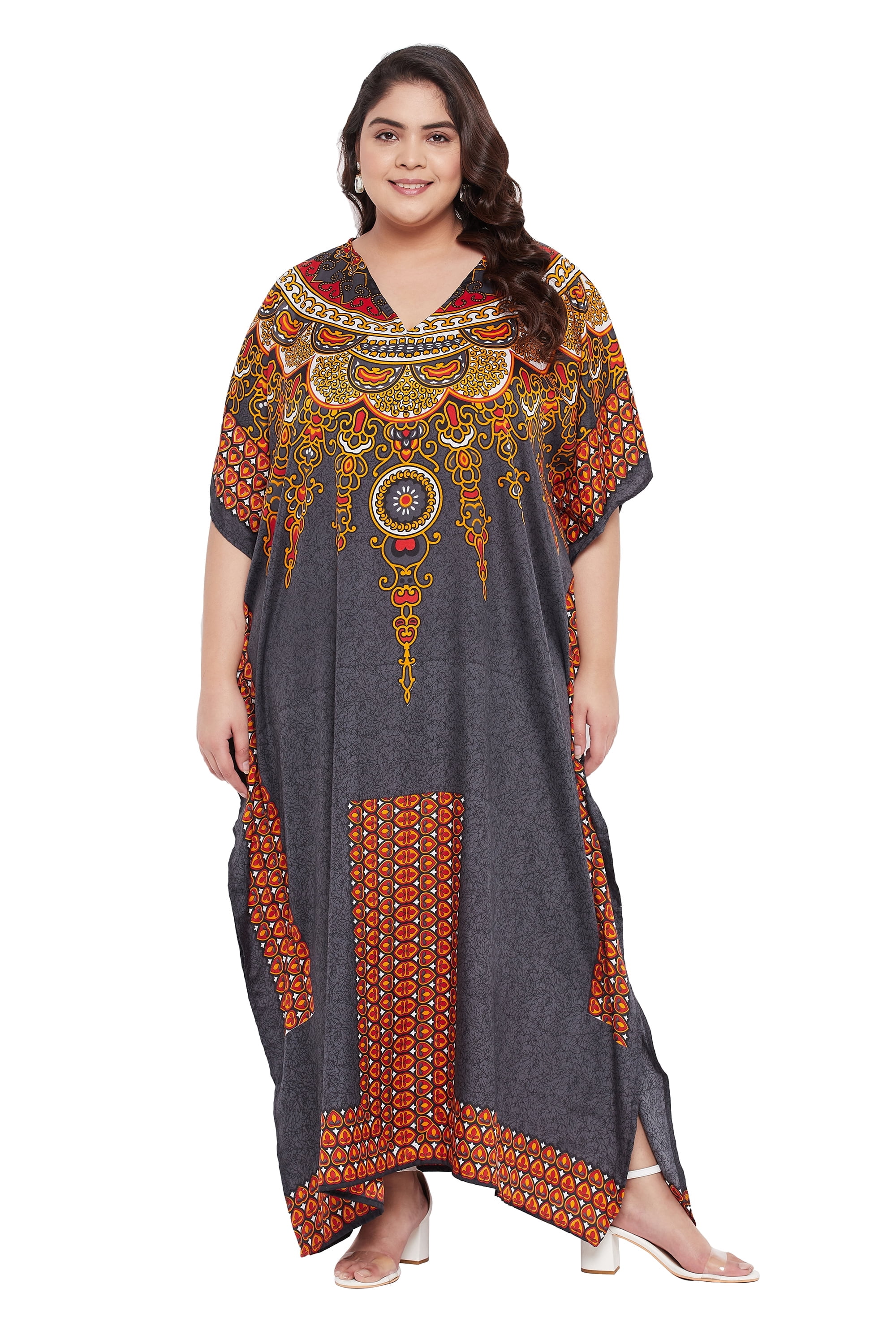 Oussum Women Plus Size Kaftans Dresses Long Maxi Caftan For Ladies ...