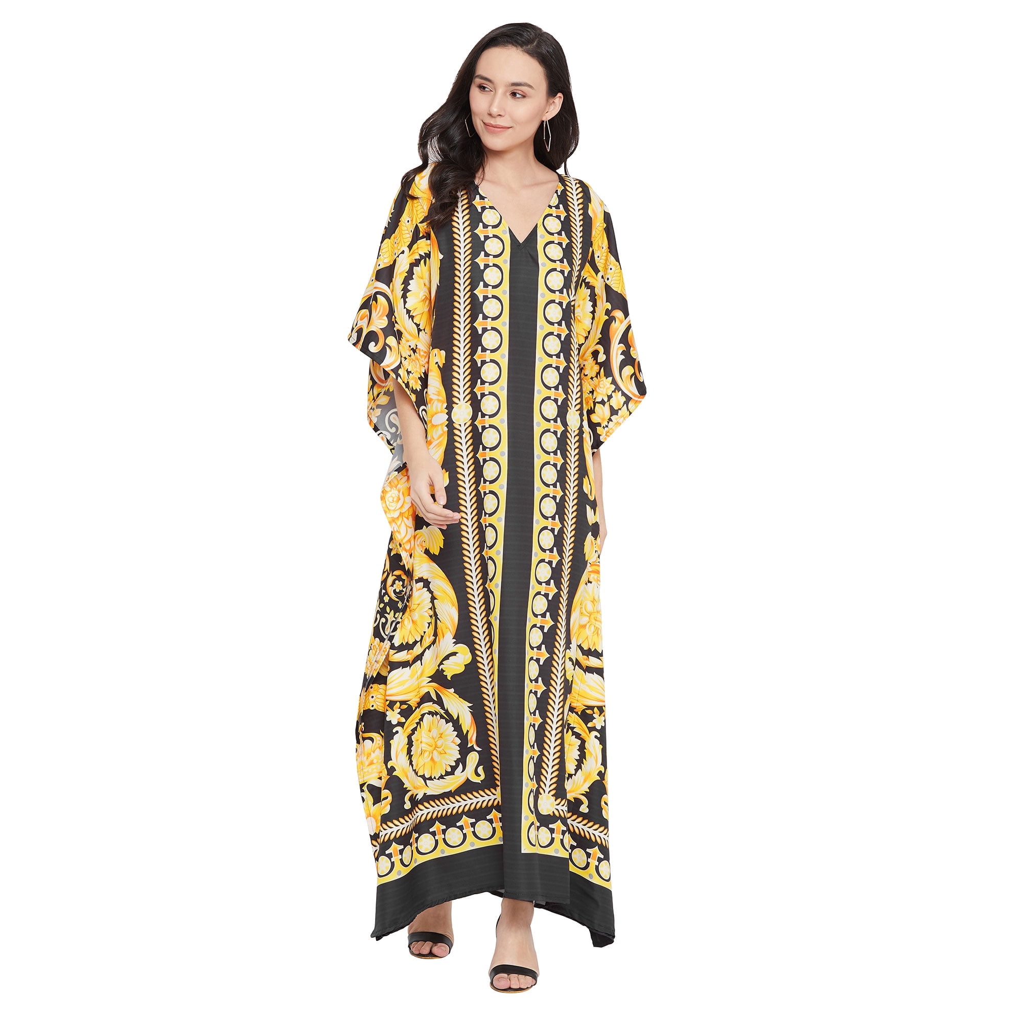 Oussum Women Plus Size Kaftans Dresses Long Maxi Dress Bohemian Caftans ...
