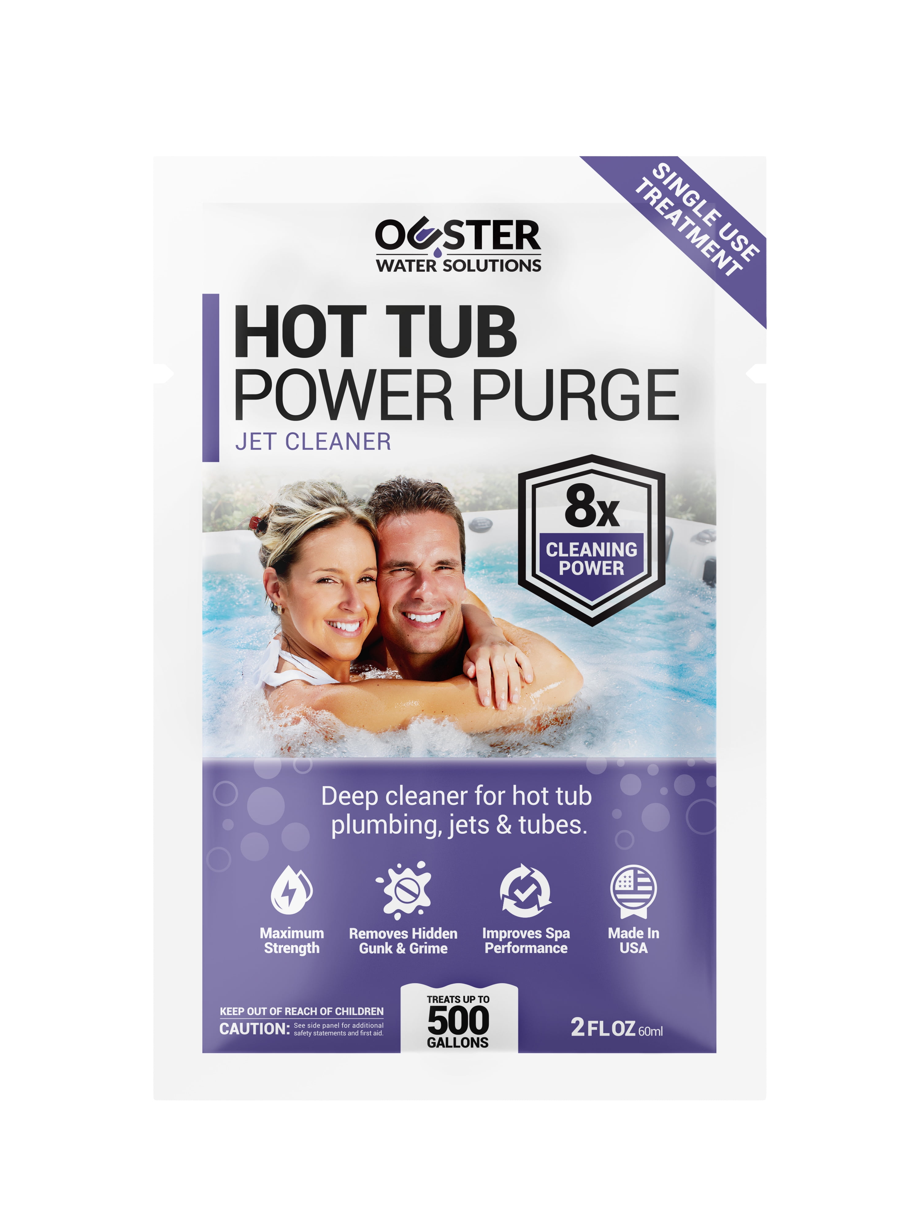 Ouster Hot Tub Power Purge Liquid Jet Cleaner & Clarifier 2oz - Walmart.com