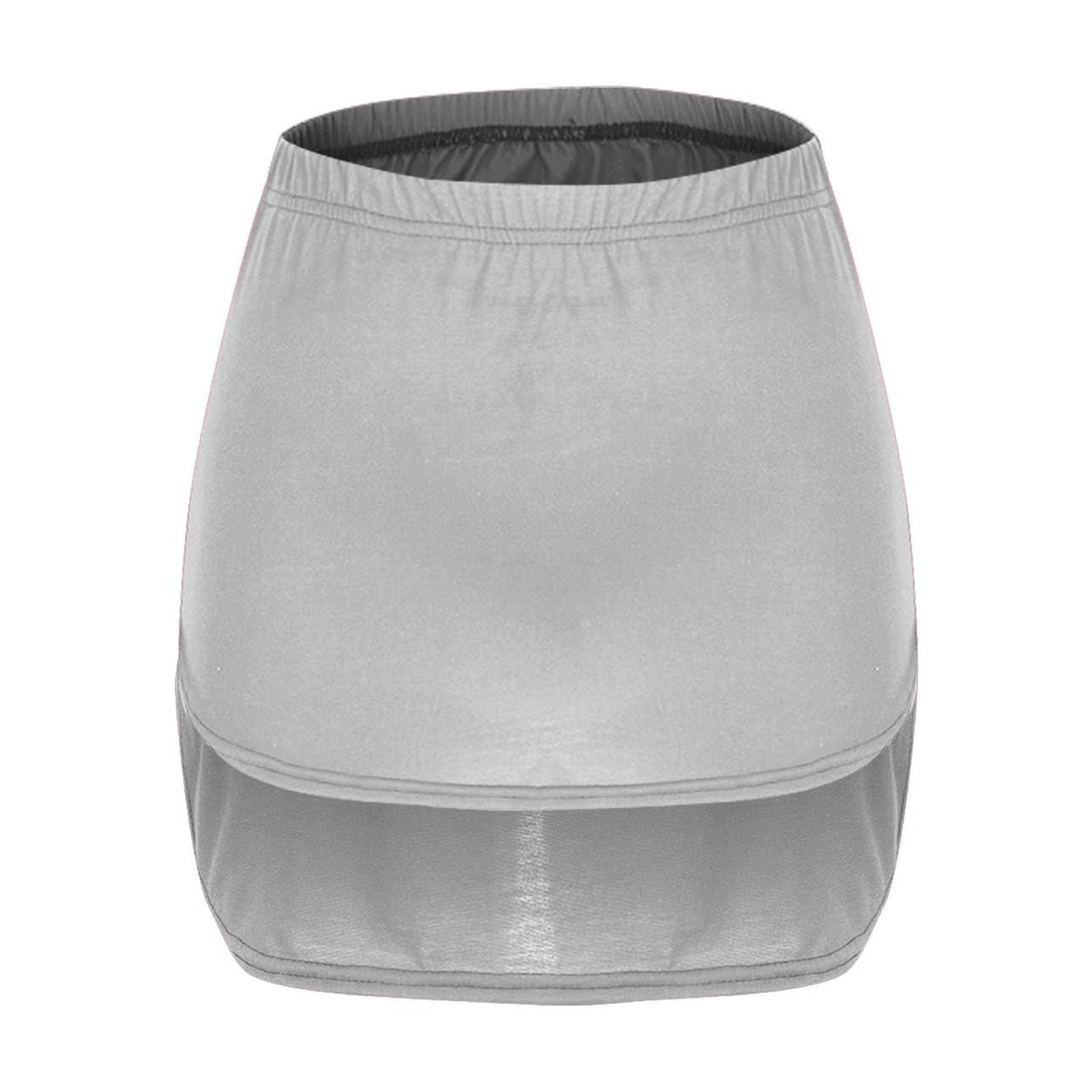 Ousvtion on Sale Women's Mini Skirts Adjustable Shirt Extender Skirt ...