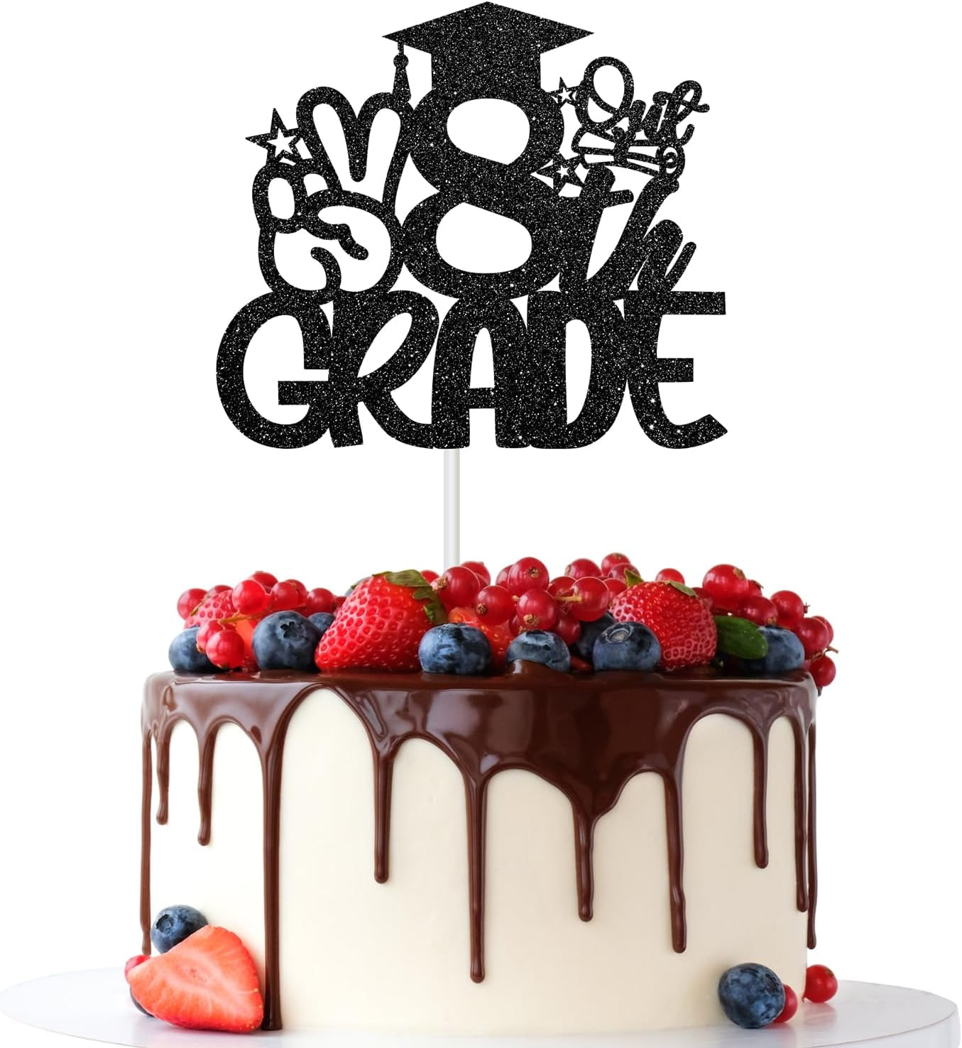 Out 8th Grade Cake Topper, Next Stop High School, 2025 Middle School ...