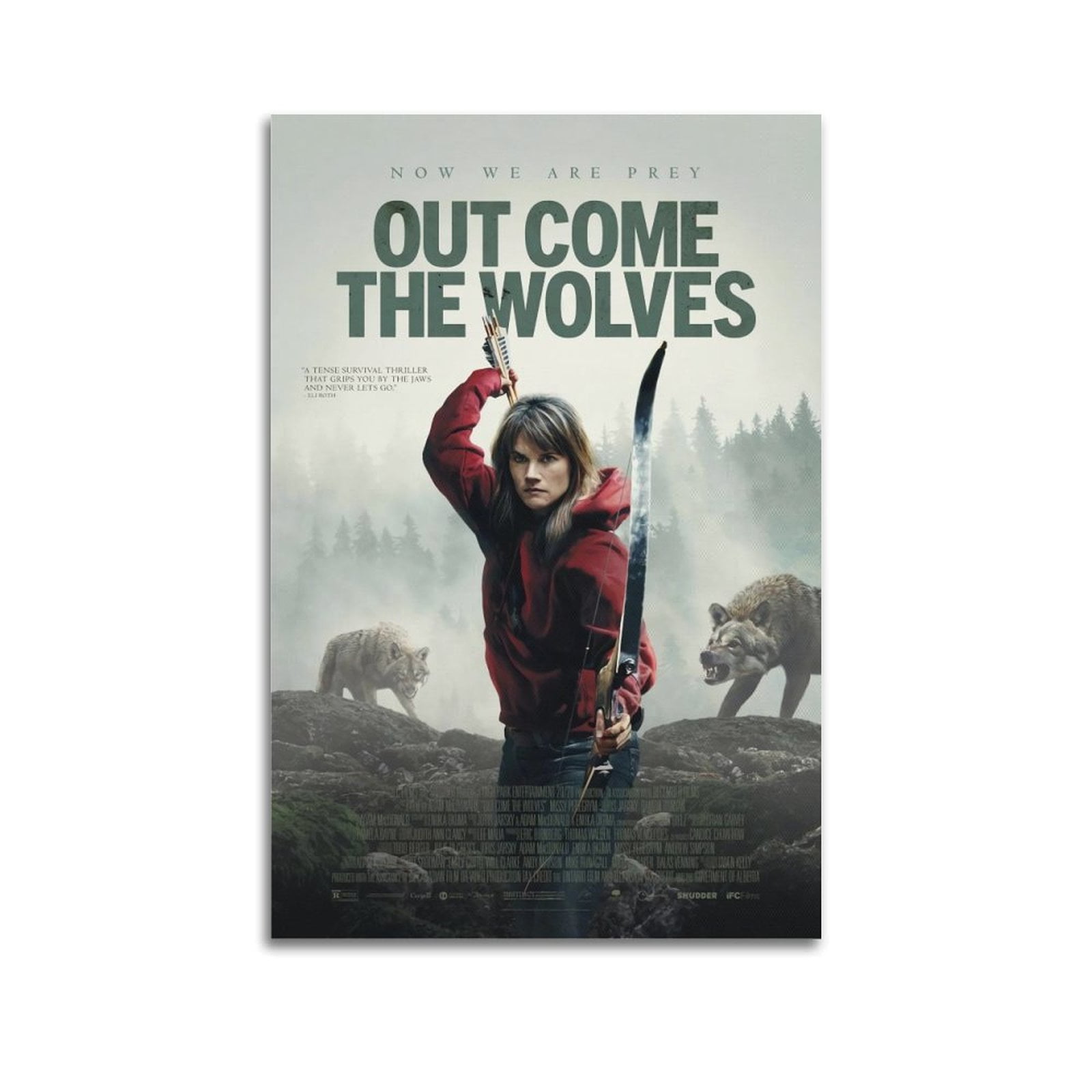 Out Come The Wolves Poster Wall Art Canvas Aesthetic Music And Movies ...