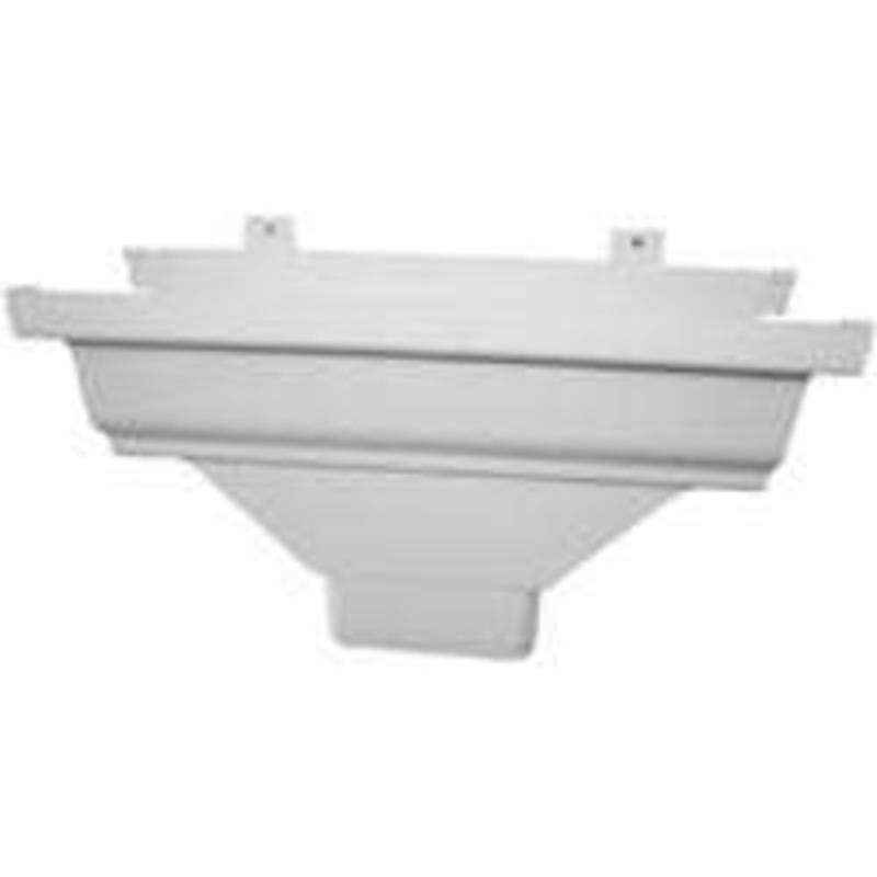 Out Drp Gutter 3In 4In Vnyl Genova Products Pvc Gutter AW104CK White ...