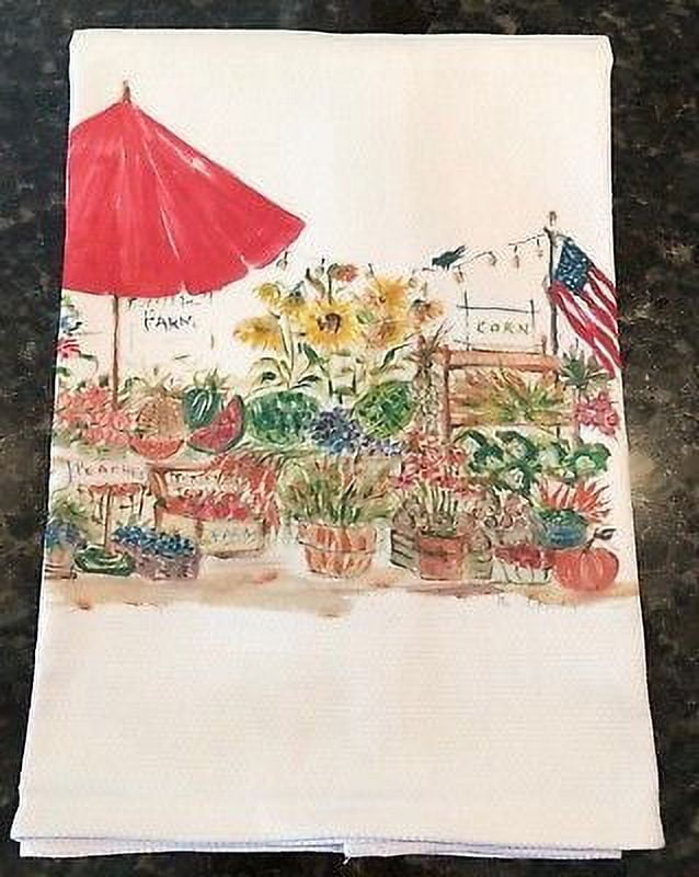 Out In The Country Cotten Huck Towel 18"x31" - Walmart.com