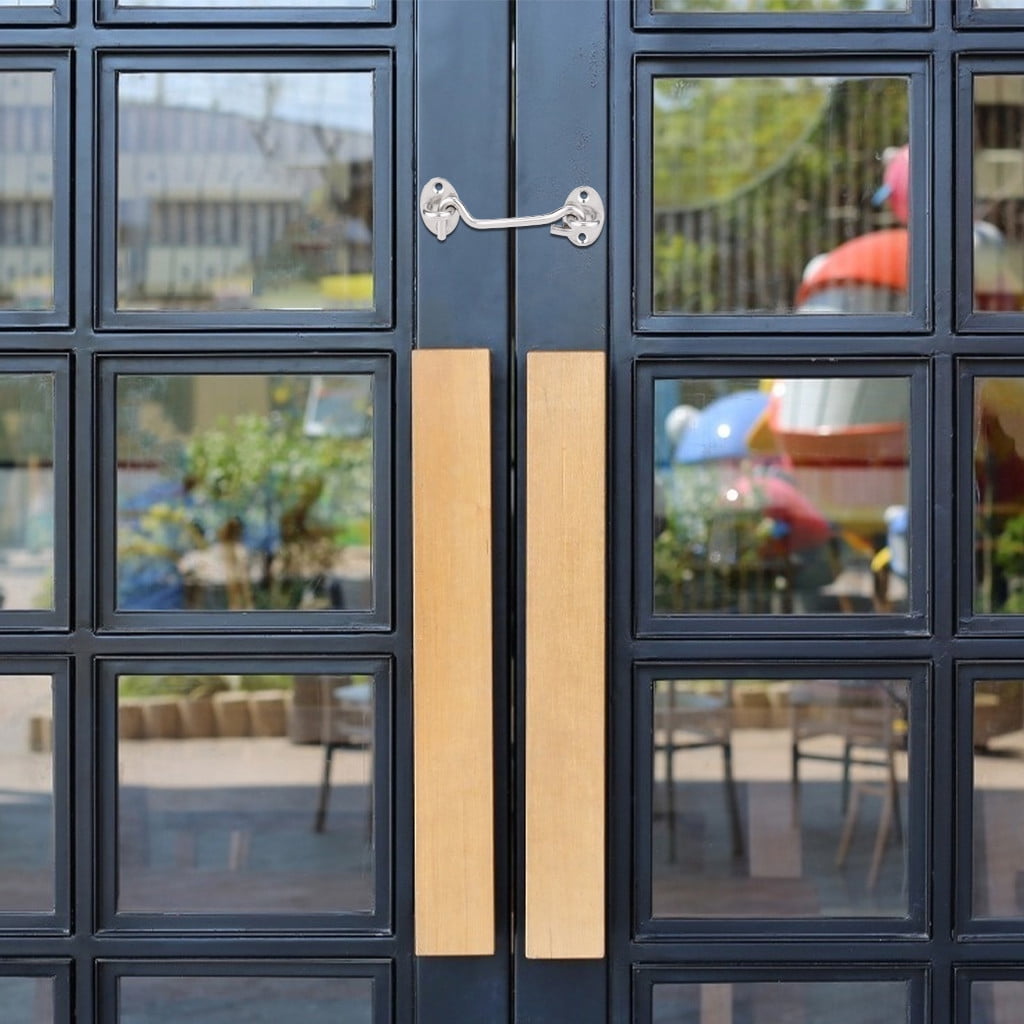 Out Laundry Faucet Barn Door Lock Heavy Duty Solid Thicken Stainless ...