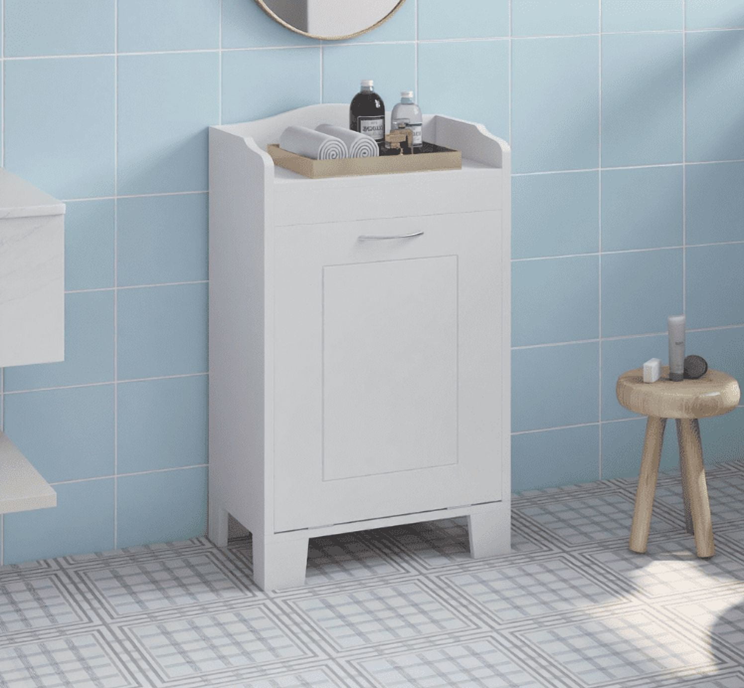 Out Laundry Hamper Free Standing Home Organizer Hamper Bathroom Storage ...