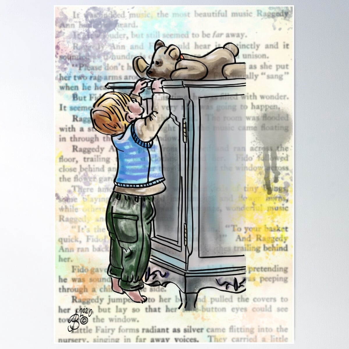 Out Of Reach Poster Wall Art, Modern Wall Decor For Living Room Bedroom ...