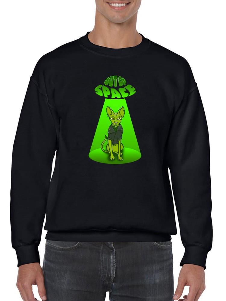Out Of Space Sphynx Feline Sweatshirt Men -Smartprints Designs, Male ...