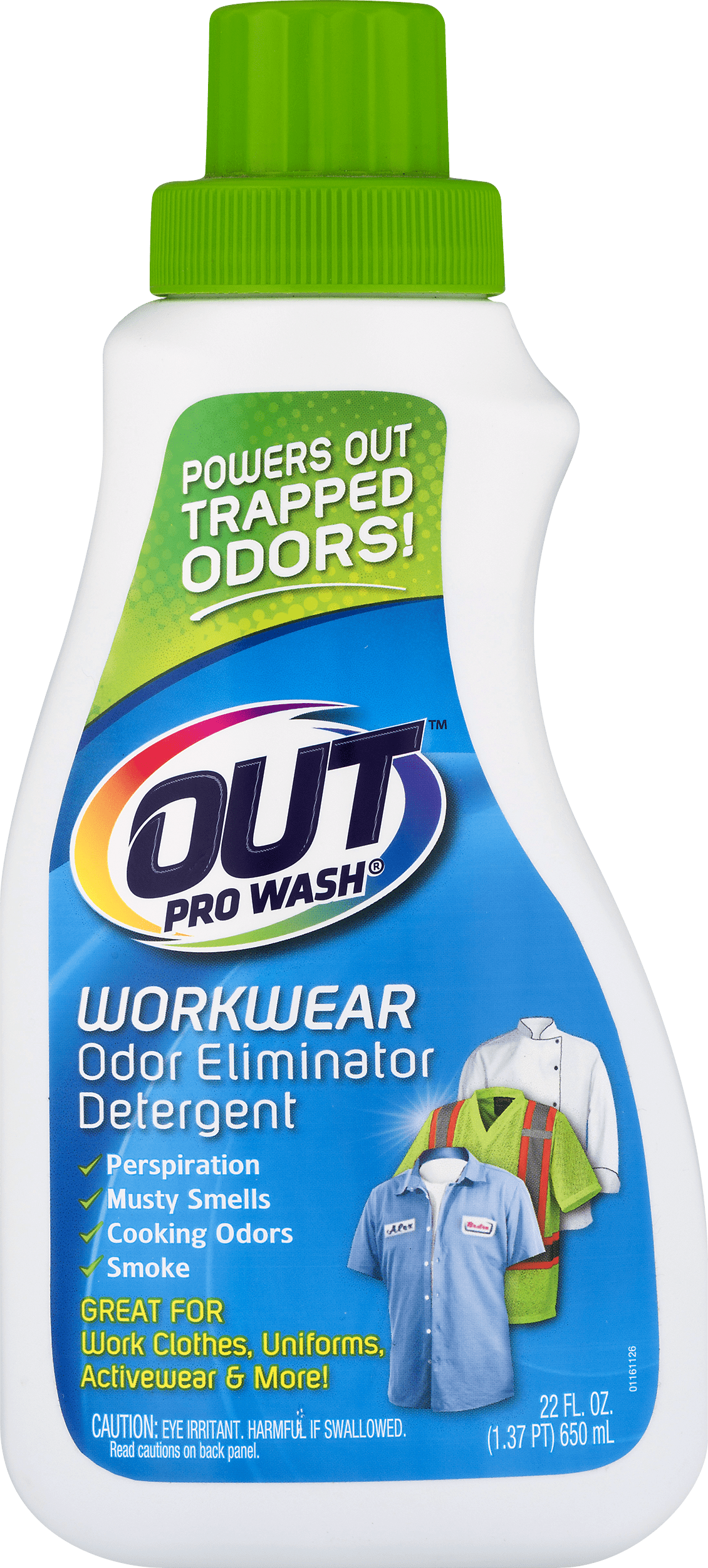 Out ProWash Odor Eliminator Laundry Detergent Liquid, Unscented, 22 oz ...