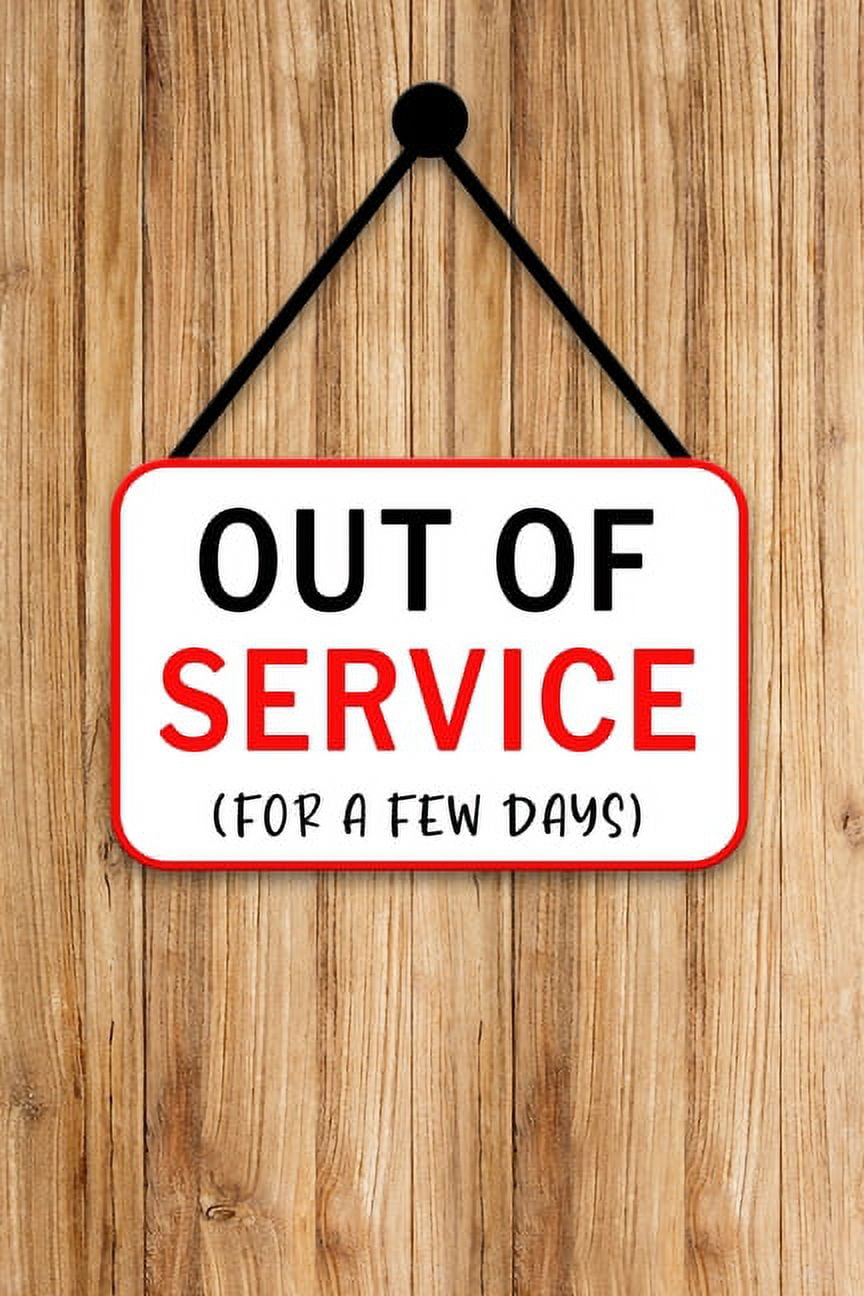 Out of Service: Health Log Book, Menstrual Log Book, PMS Symptom ...