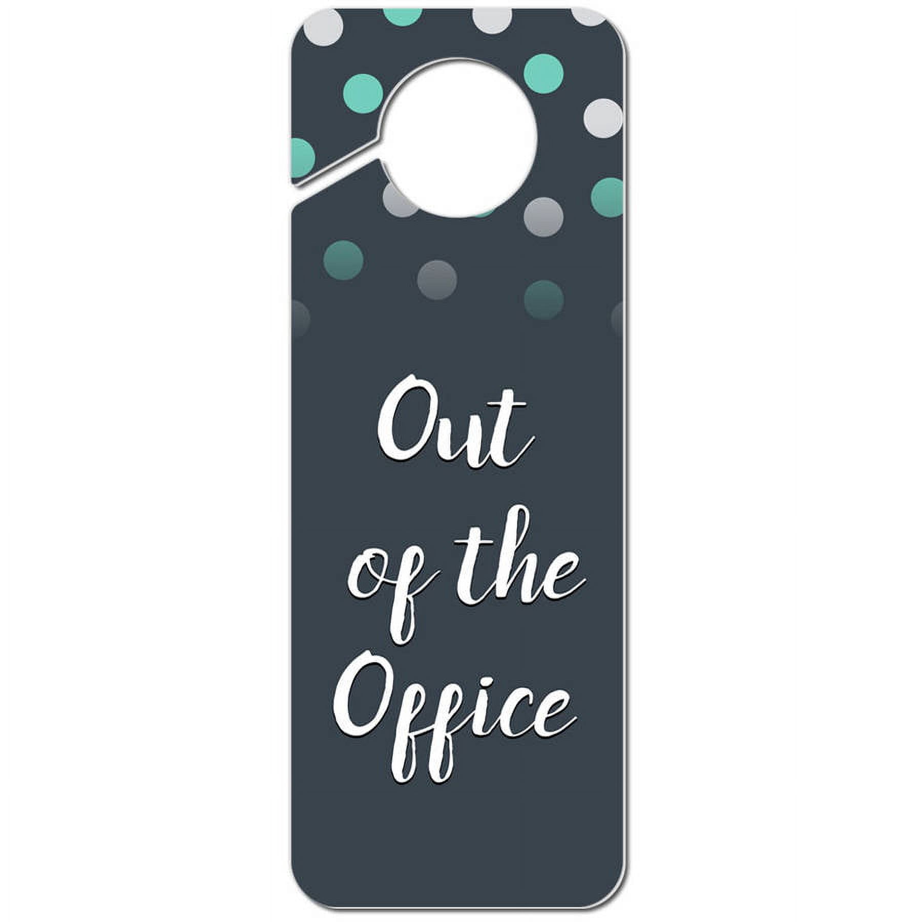 Out of the Office Plastic Door Knob Hanger Sign - Walmart.com