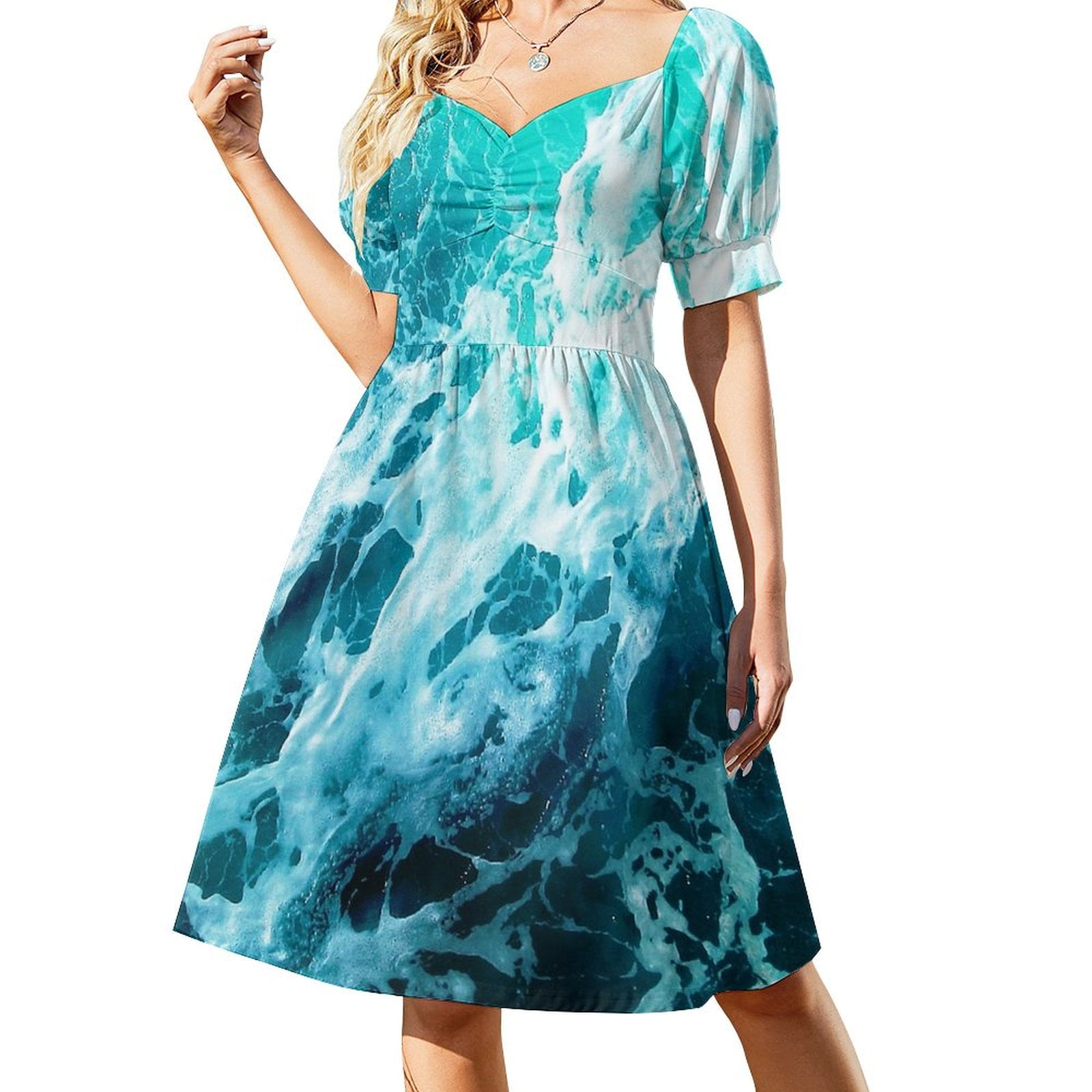 Out there in the Ocean Dress wedding guest dress 2024 beach outfits for ...