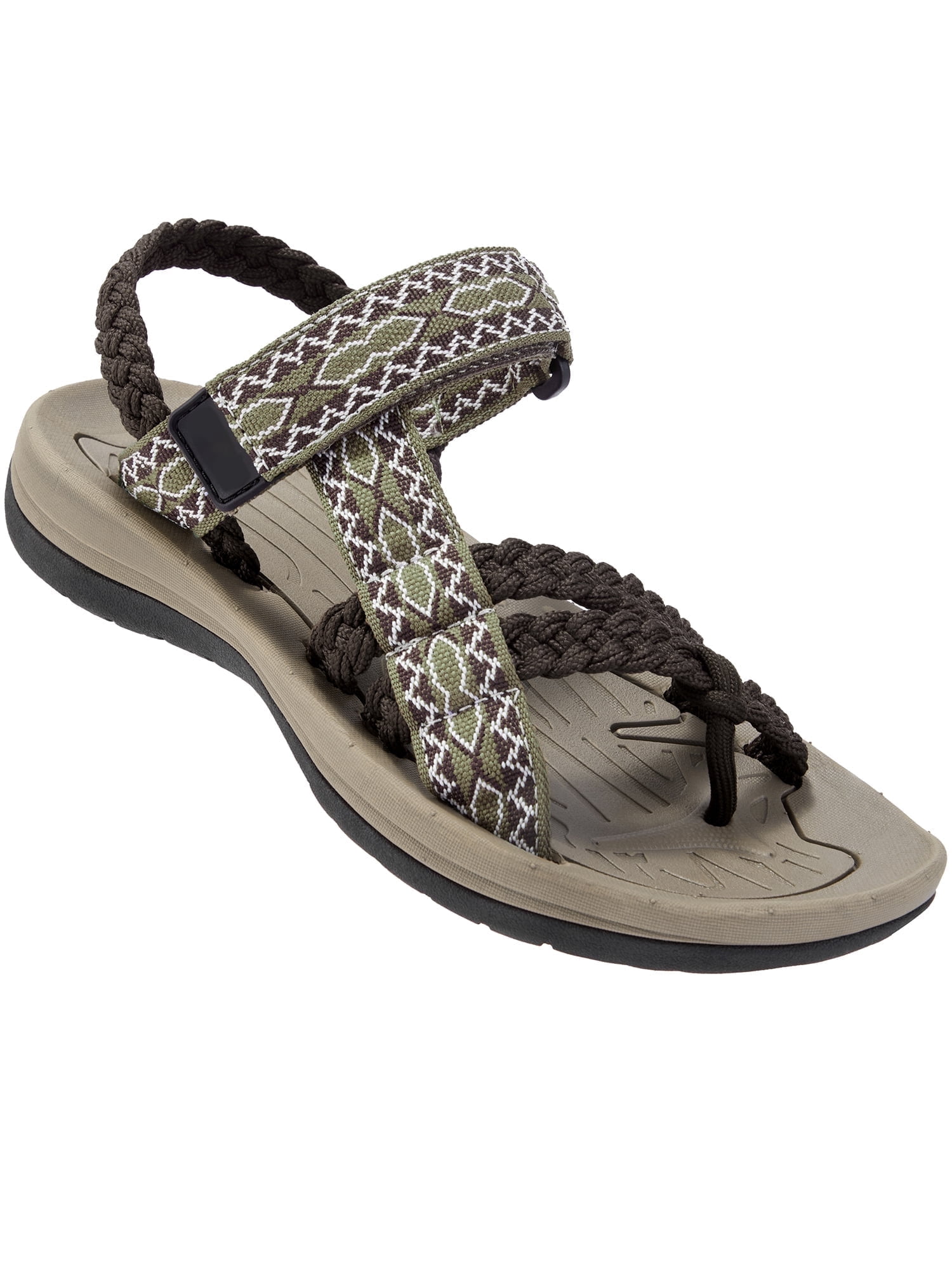 OutPro Hiking Sandals for Womens Comfortable Walking Flip Flop Sandals ...