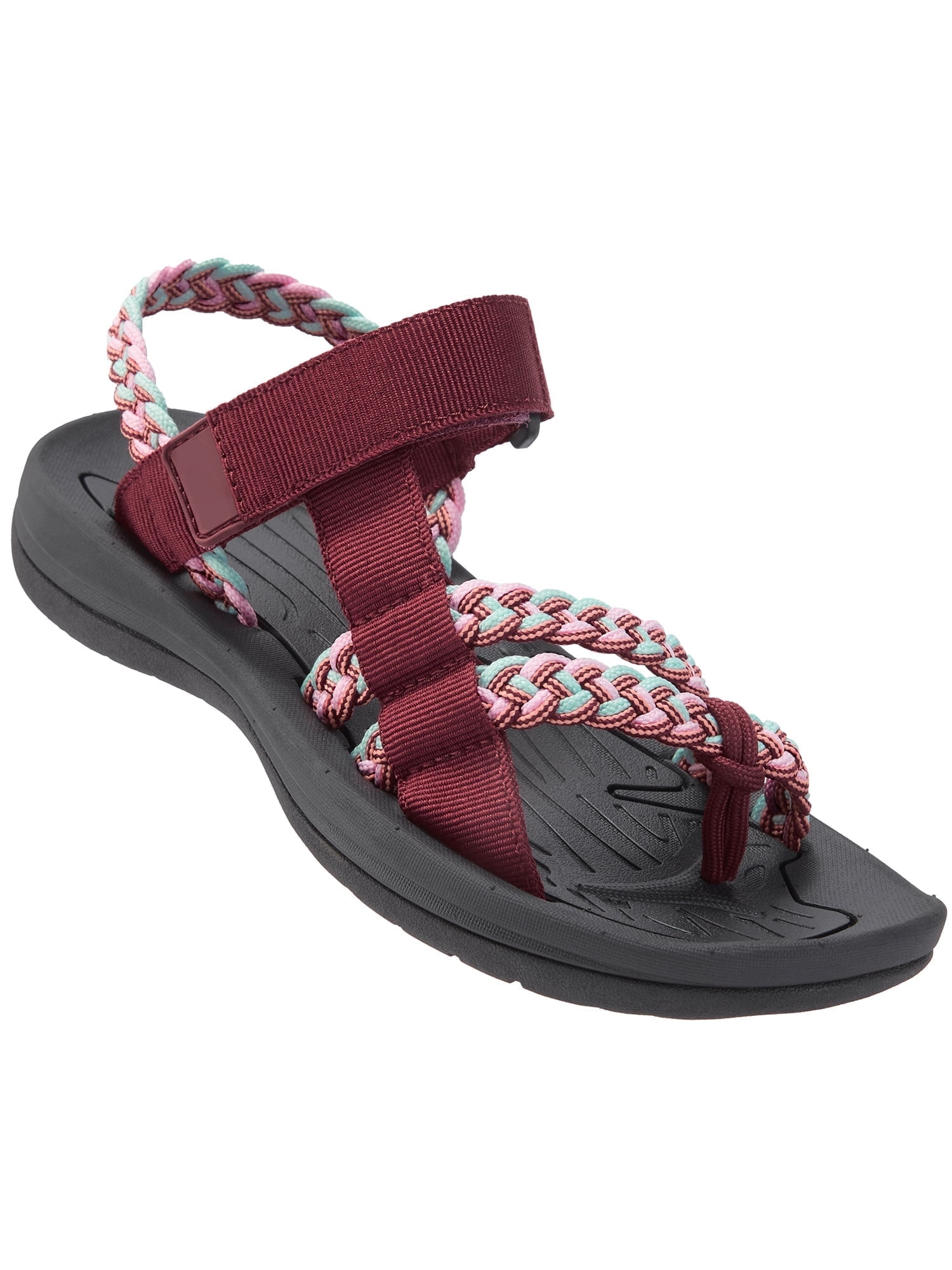 OutPro Hiking Sandals for Womens Comfortable Walking Flip Flop Sandals ...