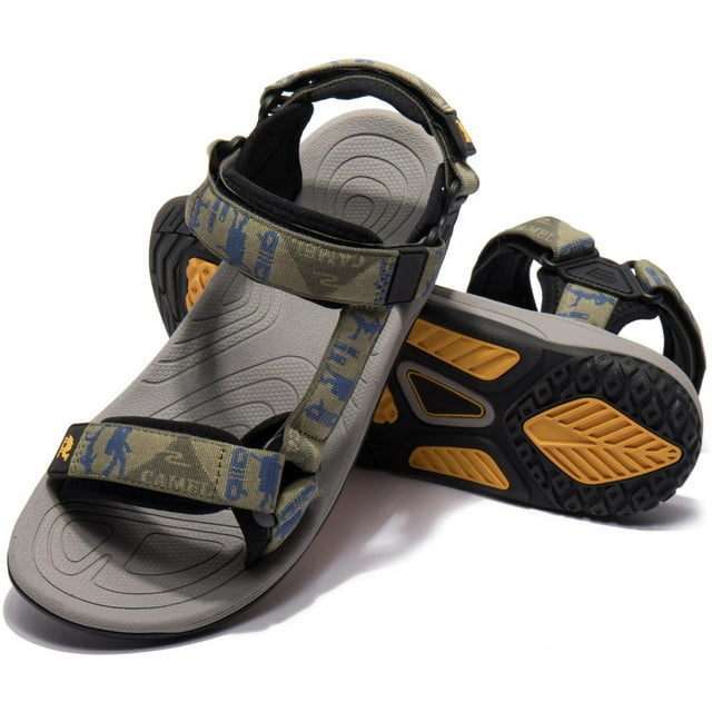 OutPro Men's Hiking Sandals Arch Support Casual Sandals Male Summer ...