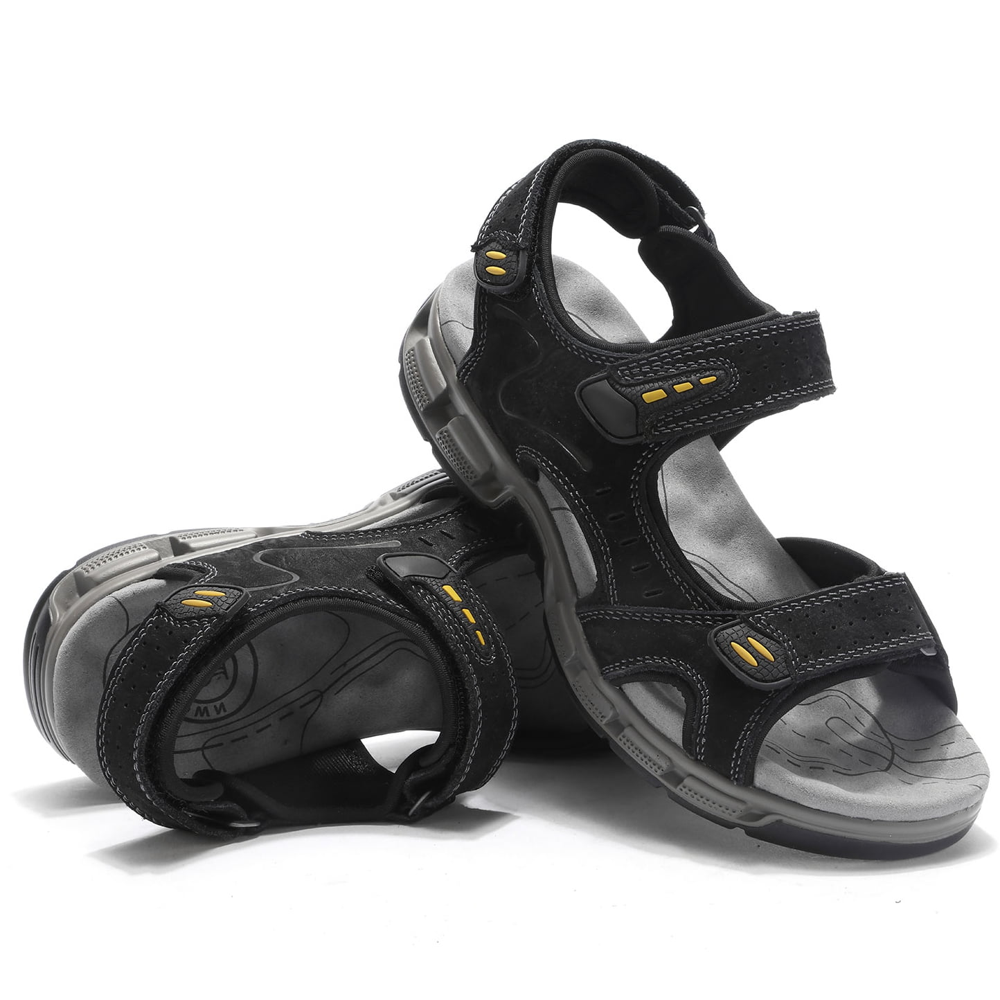 Ventura Steel Toe Clip with Black Leather Straps - Walmart.com
