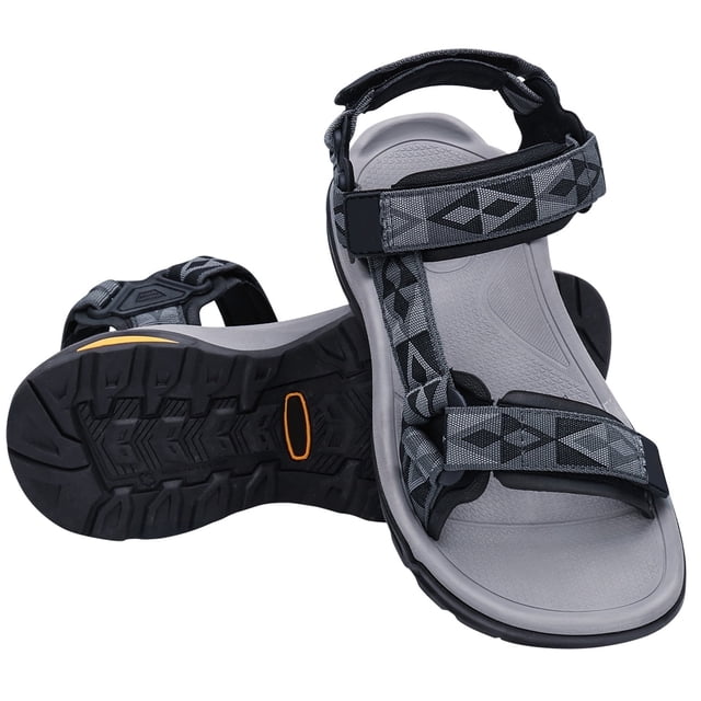 OutPro Mens Hiking Sandals Open Toe Walking Sandals Fashion Casual ...