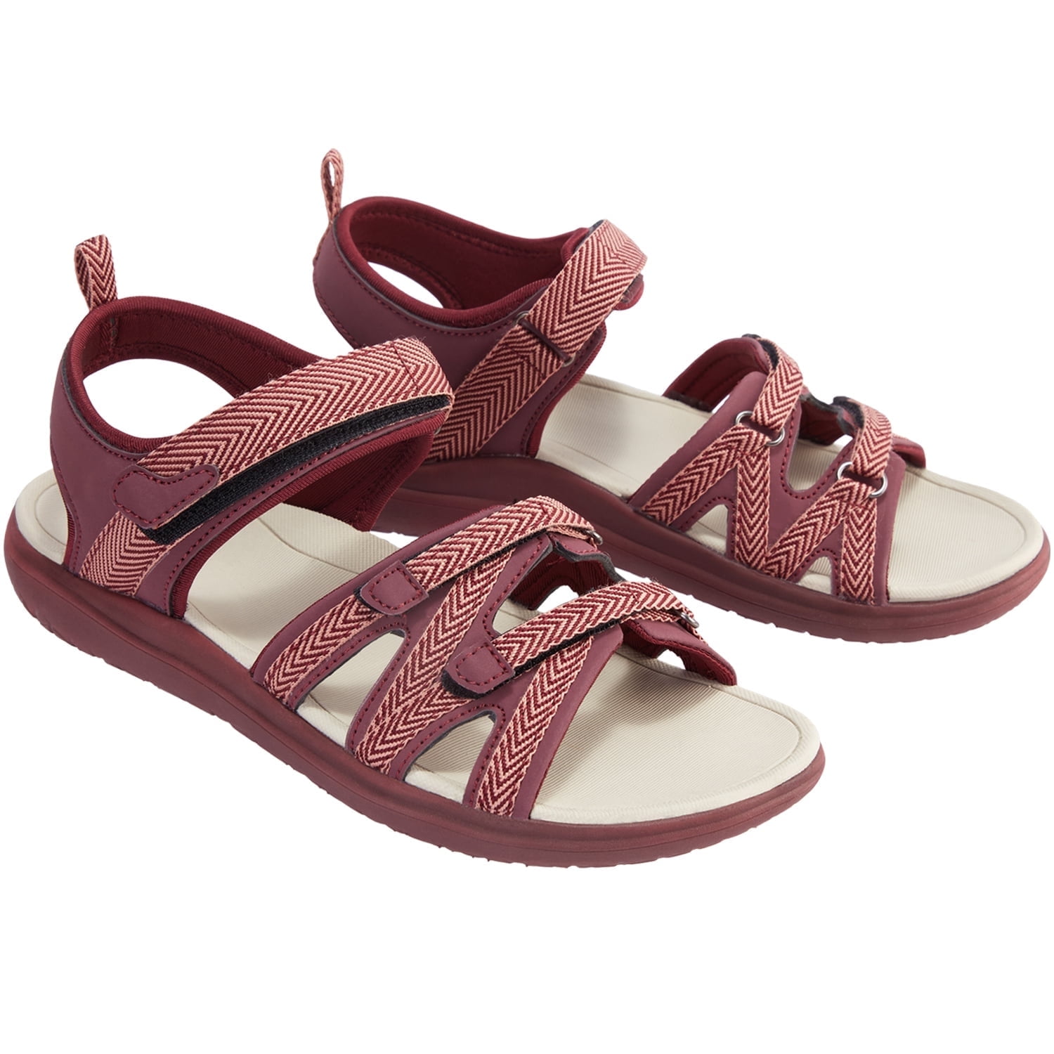 OutPro Womens Hiking Sandals Summer Fashion Athletic Beach Footbed ...