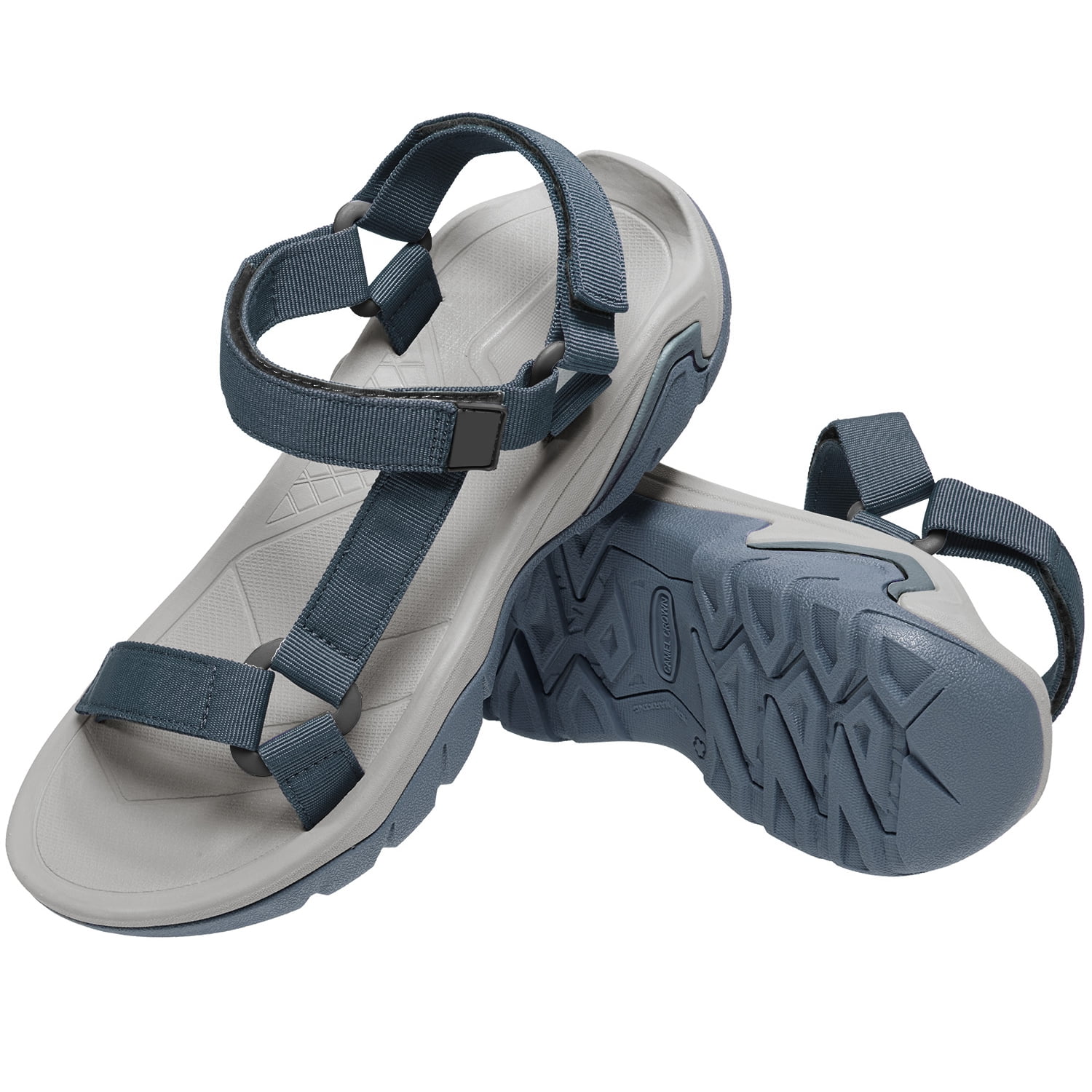 OutPro Womens Hiking Sandals Comfort Athletic Sandals Flat Walking ...