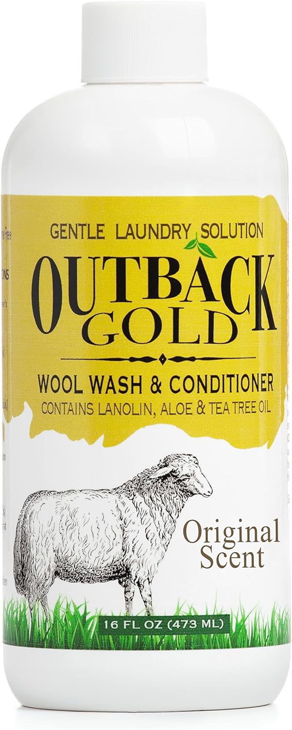 Outback Gold Wool Wash, 16oz, Natural Coconut Soap Cleaner for ...