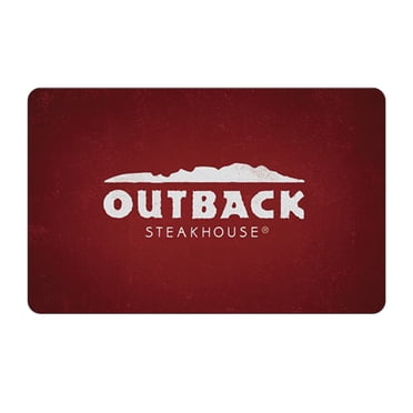 Outback Steakhouse $25 Gift Card - Walmart.com