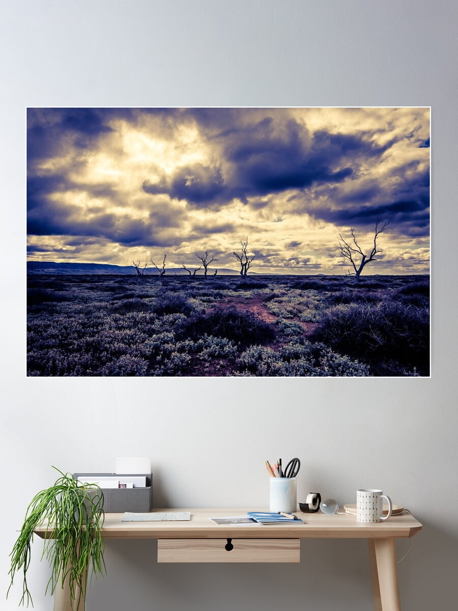 Outback Storm Poster Wall Art, Modern Wall Decor For Living Room ...