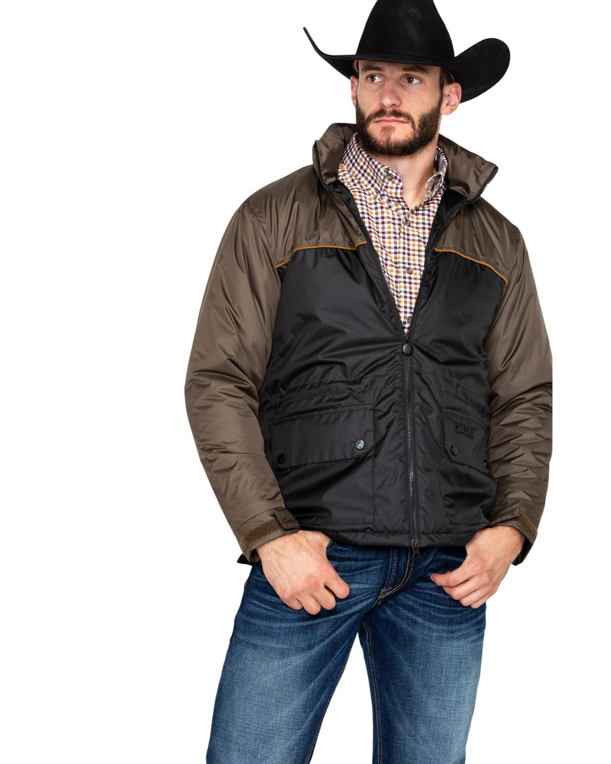 Outback Trading Co Men's Co. Jericho Quilted Jacket Grey Medium ...