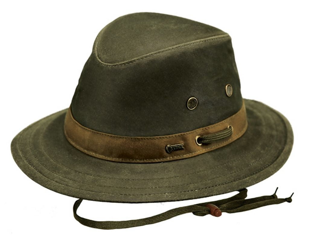 Outback Trading Co Men's Co. Oilskin Willis Crushable Hat Sage X ...