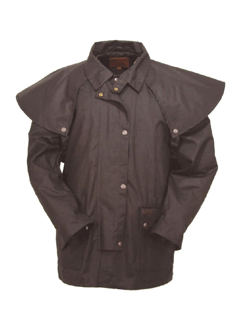 Outback Trading Co Men's Co. Short Oilskin Duster - 5008 BRN XX ...