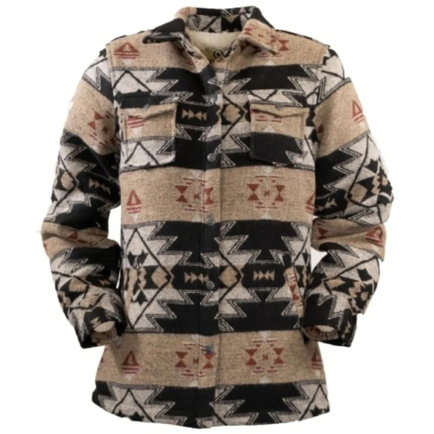 Outback Trading Company Ladies Skyler Tan Aztec Jacket 29836 - Walmart.com