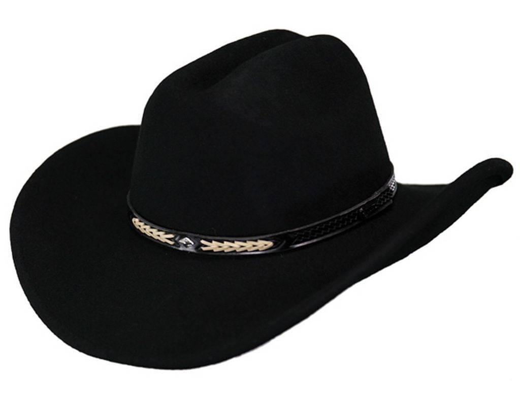 Outback Trading Hat Mens Quality Out Of The Chute Wool Black 1335 ...