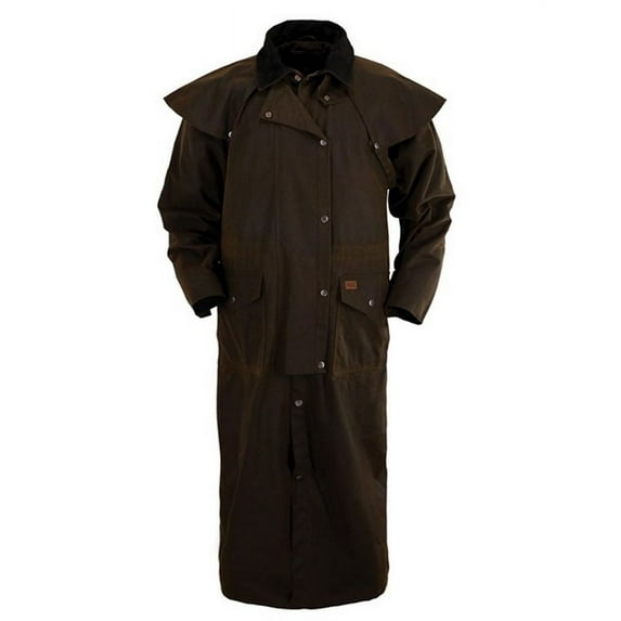 Outback Trading Company Oilskin Bronze Stockman Duster Coat 2056-BNZ ...