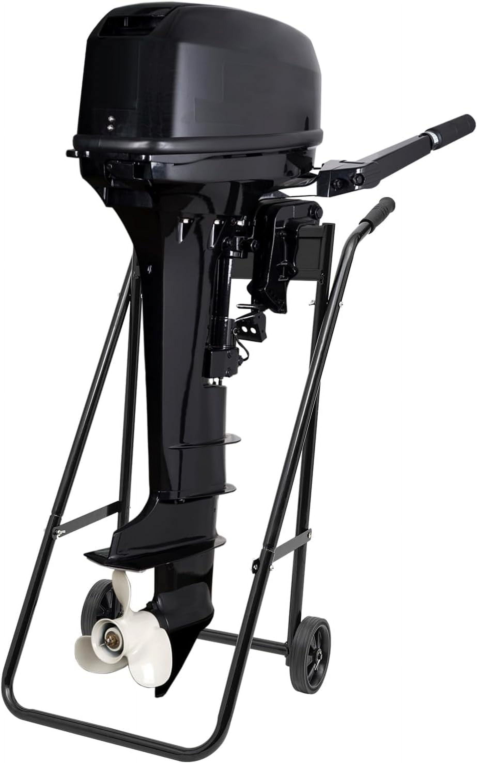 Outboard Boat Motor Stand Cart 88LB Load Outboard Engine Stand Carrier ...