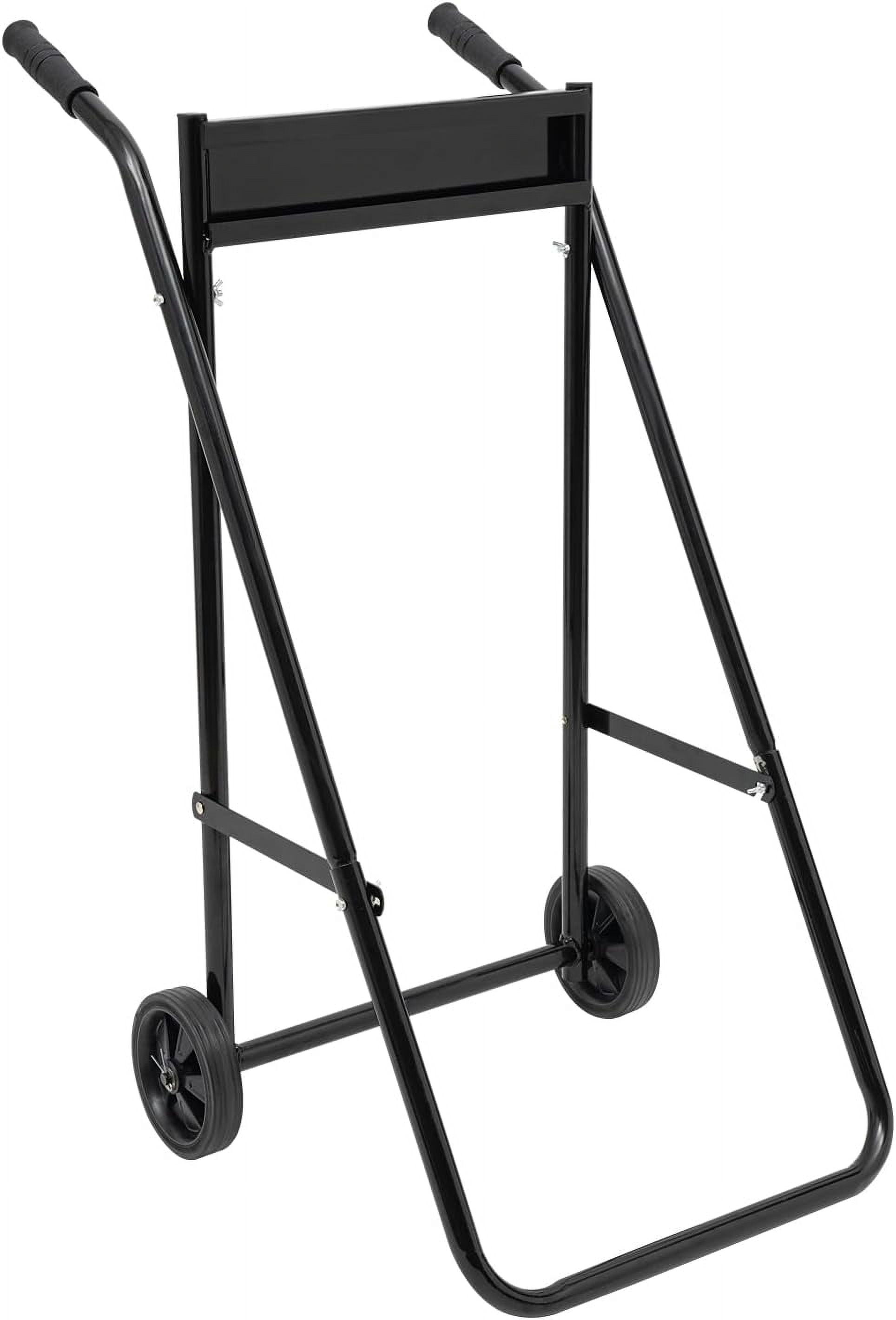 Outboard Boat Motor Stand, Engine Carrier Cart Dolly Storage Heavy Duty ...