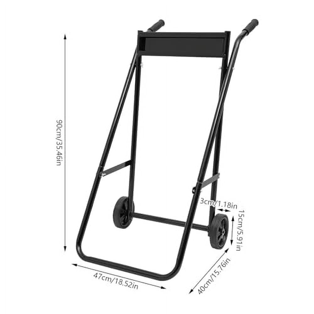 Outboard Boat Motor Stand, Foldable Heavy Duty Engine Carrier Cart ...