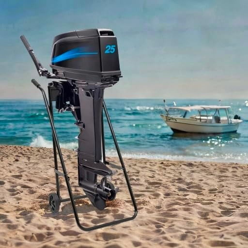 Outboard Boat Motor Stand Within 30 Horsepower Outboard Motor Trolley ...