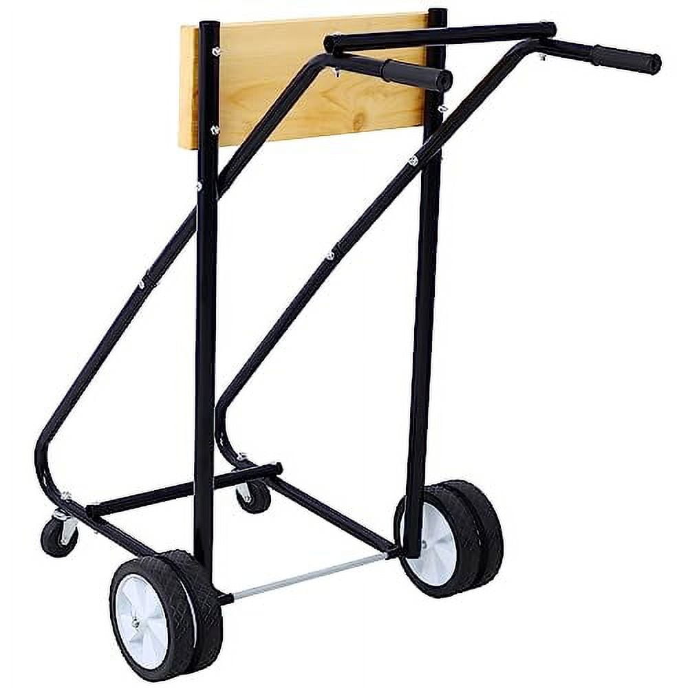 Outboard Boat Motor Stand w/Wheels, Heavy Duty Engine Carrier Cart ...