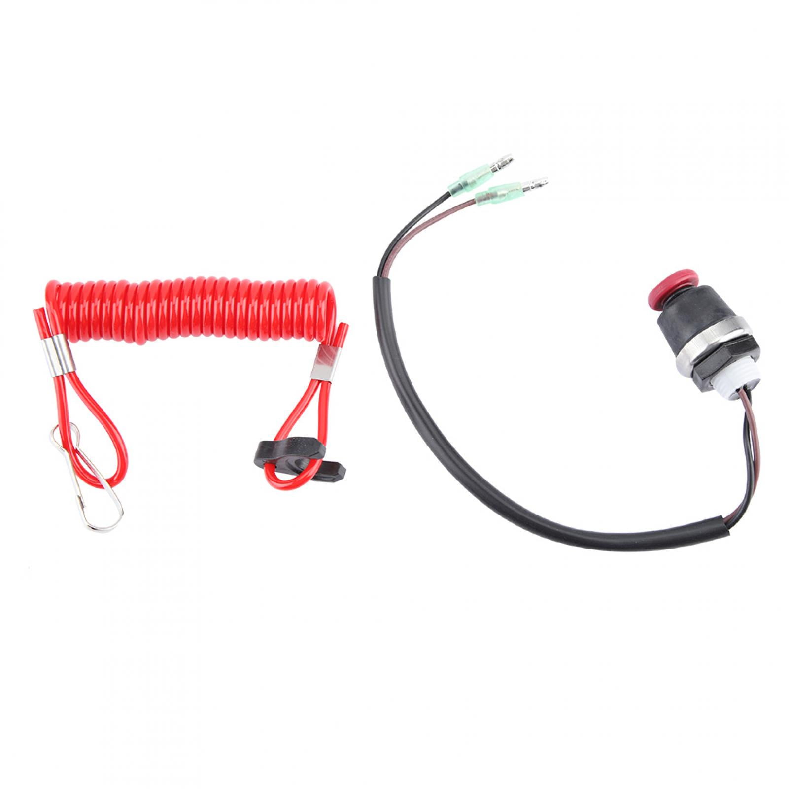 Outboard Engine Motor Kill Switch Safety Tether Cord for Marine Mercury ...
