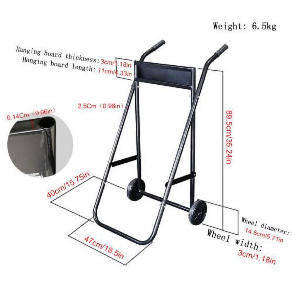 Outboard Motor Boat Stand Carrier Cart Dolly Storage Pro Heavy Duty ...