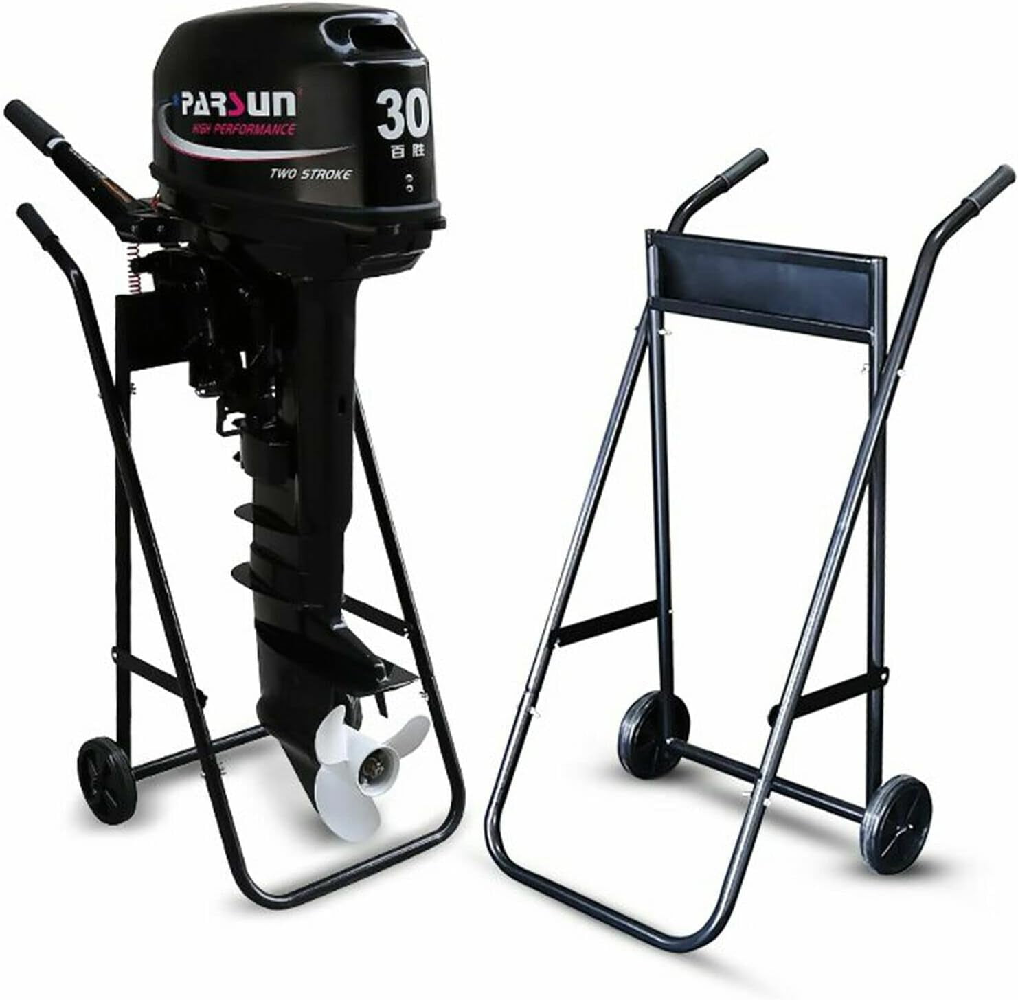 Outboard Motor Engine Trolley Stand Heavy Duty Foldable Boat Motor ...