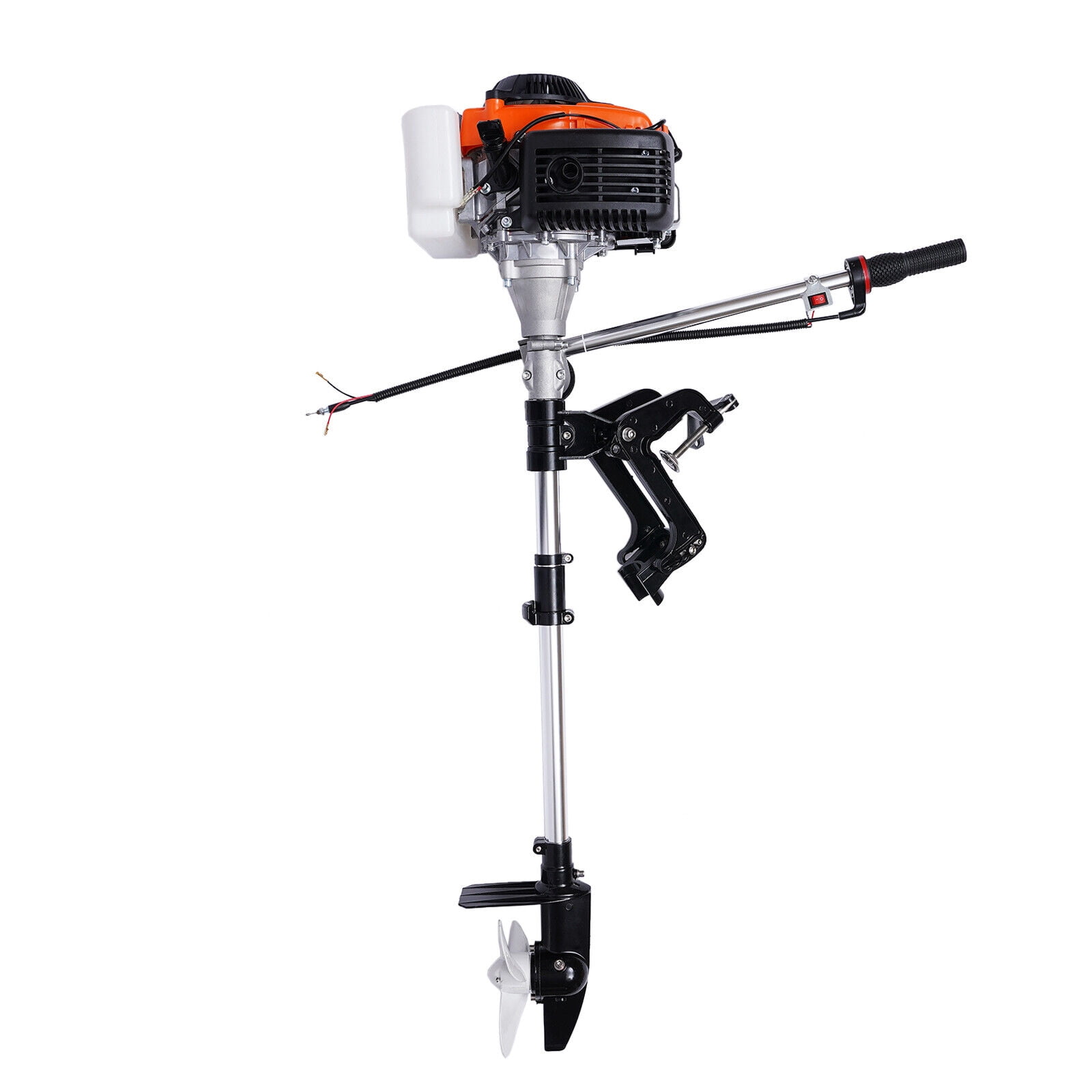 Outboard Motor Fishing Boat Engine 4 Stroke 4 HP Air Cooling System ...