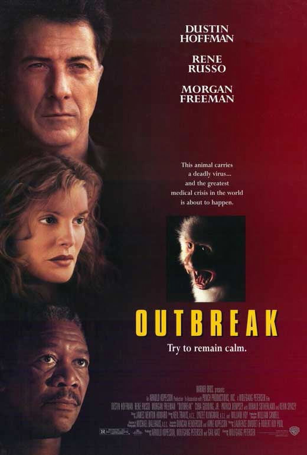Outbreak - movie POSTER (Style A) (27" x 40") (1995) - Walmart.com