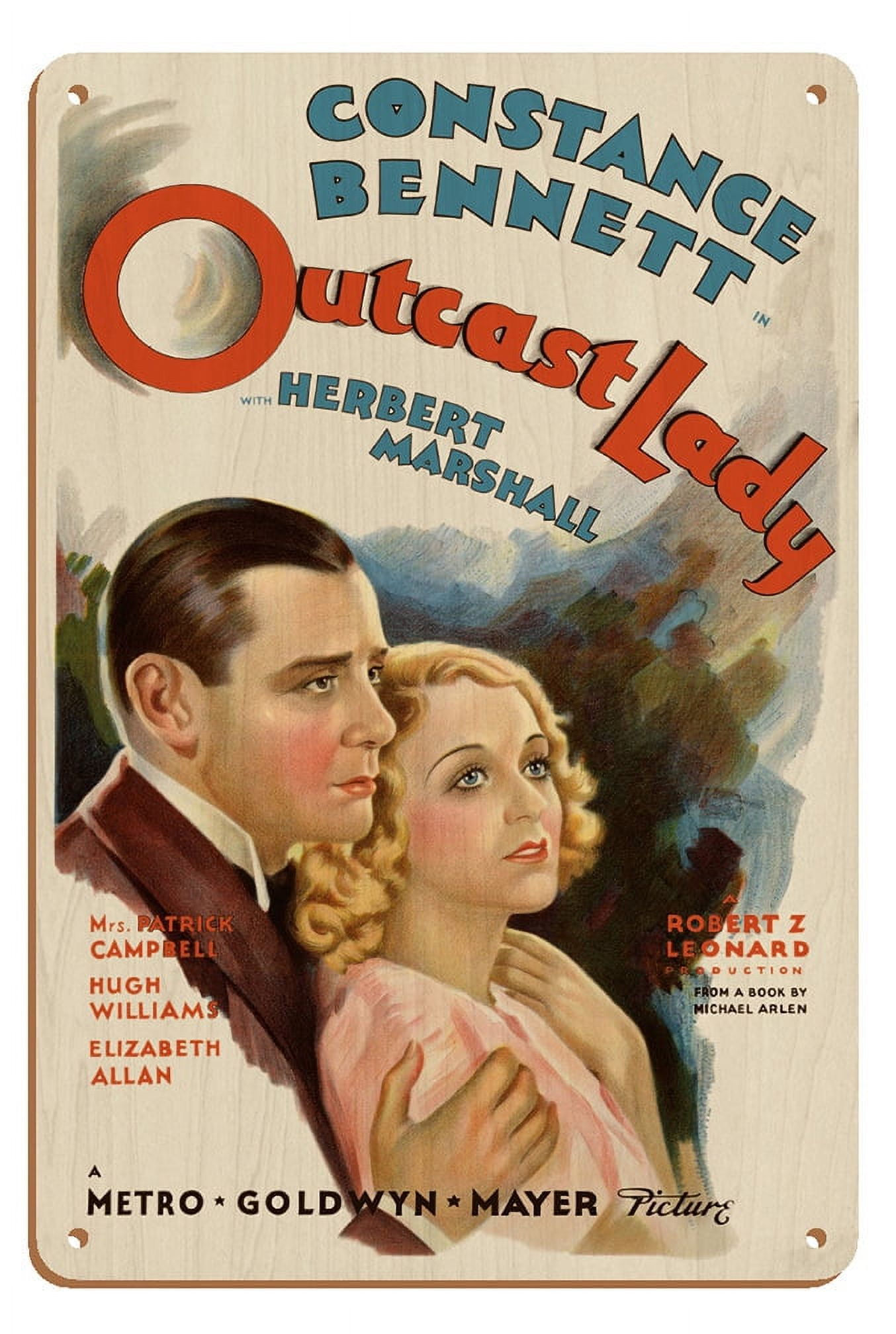 Outcast Lady - Starring Constance Bennett Herbert Marshall - Vintage ...