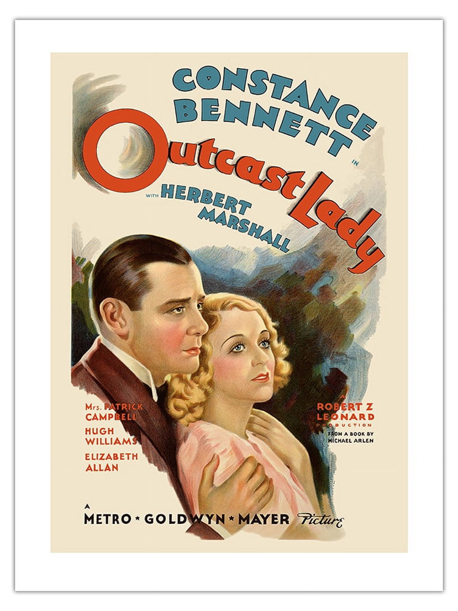 Outcast Lady - Starring Constance Bennett Herbert Marshall - Vintage ...