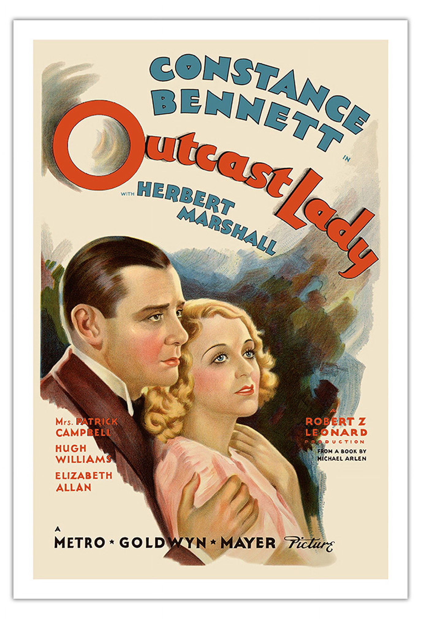 Outcast Lady - Starring Constance Bennett Herbert Marshall - Vintage ...