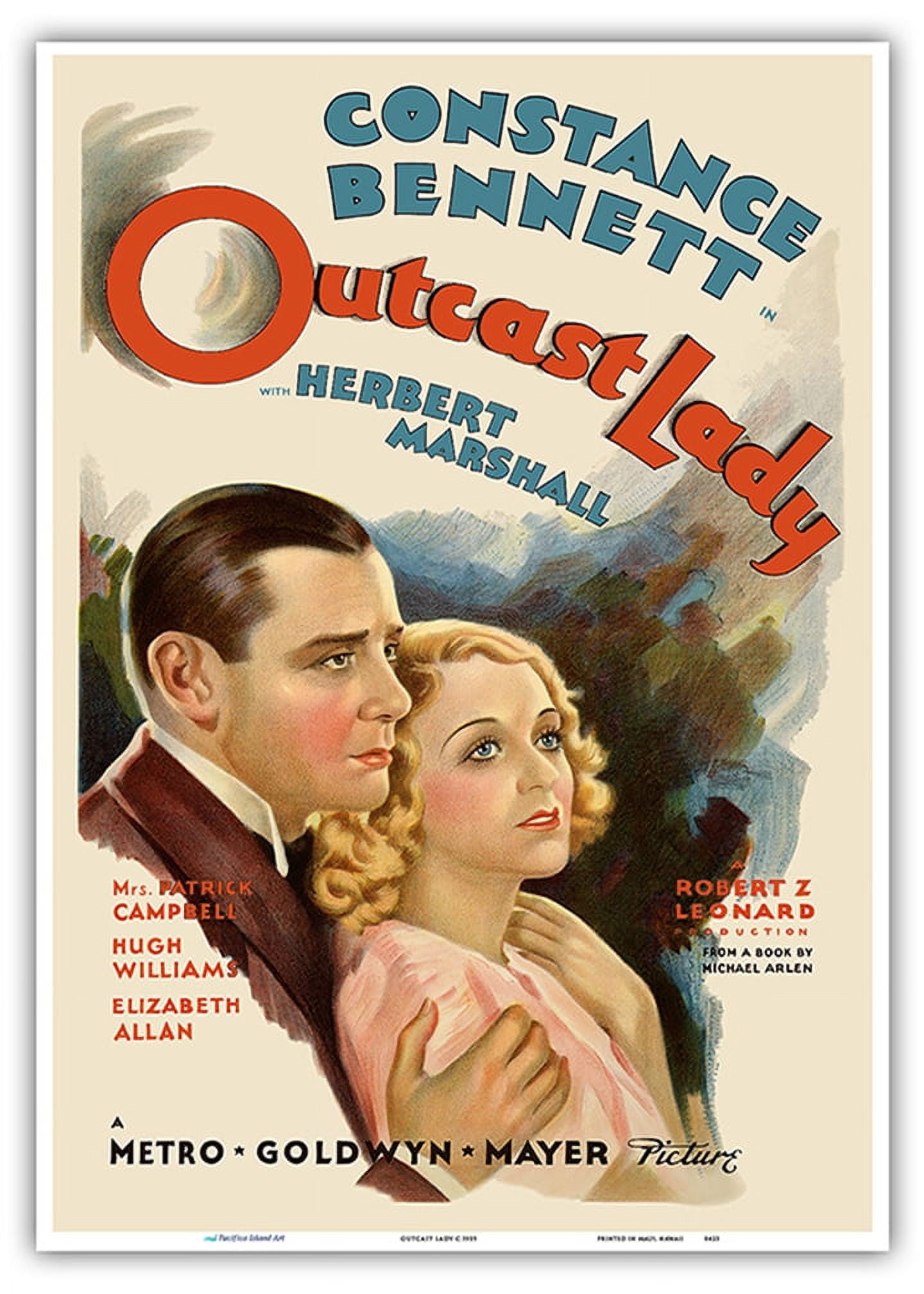 Outcast Lady - Starring Constance Bennett Herbert Marshall - Vintage ...