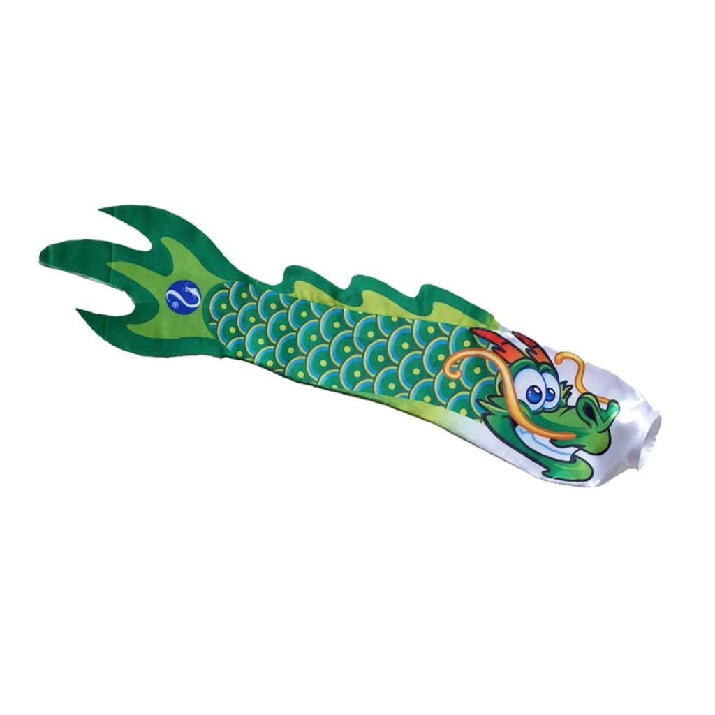 Outdo Windsock Green Dragon Carp Streamer Wind Sock - Walmart.com
