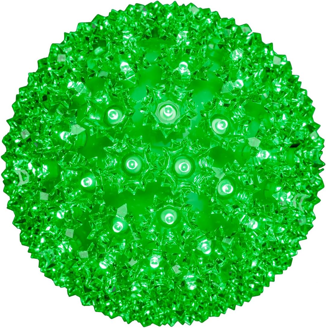 Outdoor 100 LED Light Sphere, Hanging Tree LED Starlight Sphere 7.5 ...